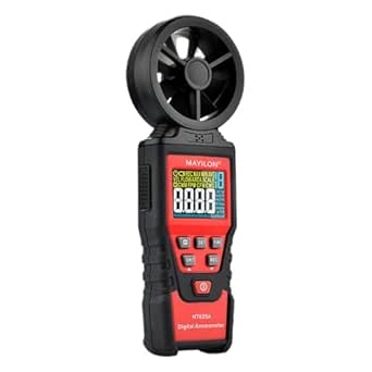 Enakshi (LABEL) Creations Digital Anemometer Handheld Tool Wind Speed ...