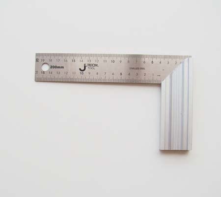 JeTech AS-200 - STEEL ANGLE SQUARE (TRISQUARE) : Amazon.in: Industrial ...