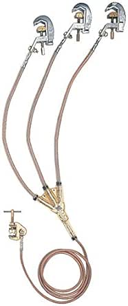 CATU MT-5805 Installation sur conducteurs nus, 20 kA/1s, 3 câbles 95 ...