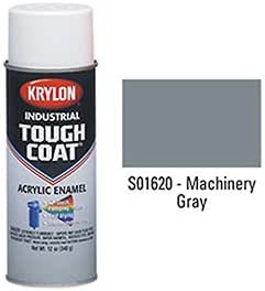 Tough Coat Alkyd Enamels Machinery Gray Acrylic [Set of 12] - Spray ...
