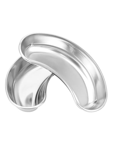 Snapklik.com : Kidney Tray, 10 Stainless Steel Kidney Shaped Emesis B ...