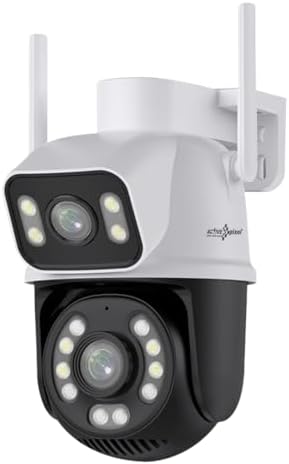 Buy Active Pixel 3+3MP Dual Lens WiFi CCTV Camera | Wireless 360° Outdoor PTZ | Alexa Supported ...