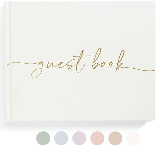 Amazon.com: Lamare Wedding Guest Book - Elegant Guest Book Weddings ...
