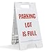 Amazon.com: SmartSign 25 x 12 inch “Parking Lot Is Full” Two-Sided ...