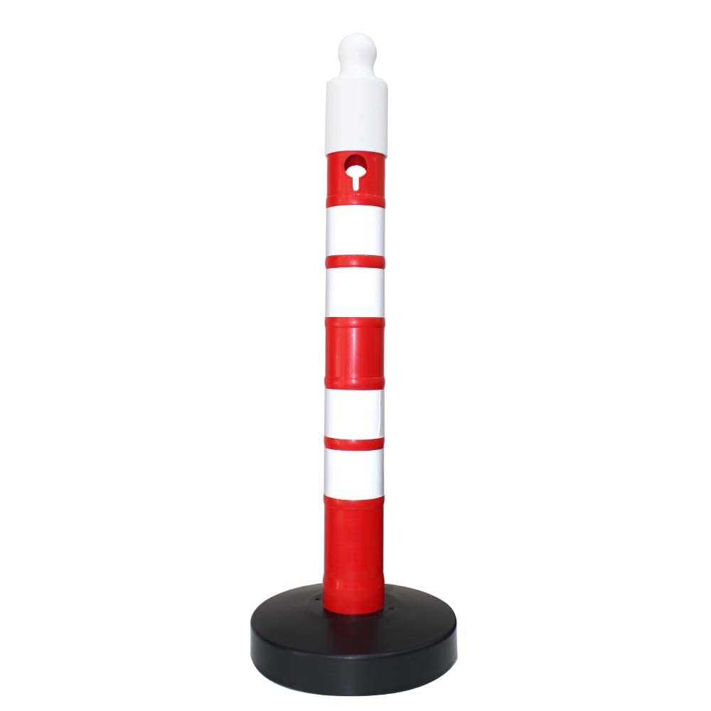Buy Traffic Safety Bollard Reflective Channelizer Post | Plastic ...