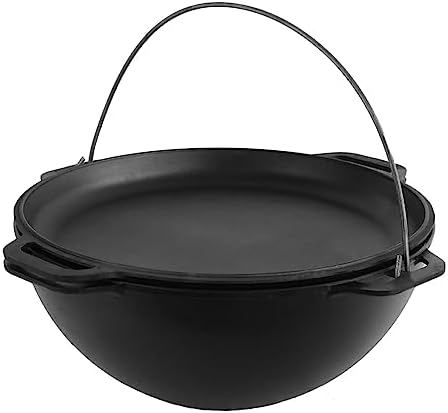 Amazon.com: Free2Buy Heavy Duty Cast Iron Traditional 15 L Kazan Uzbek ...