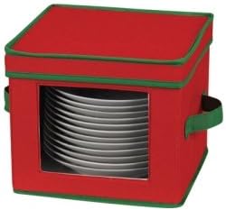 Amazon.com: Household Essentials 534-HOL Holiday Dinnerware Storage ...