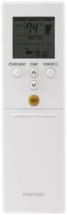 Buy marman® Compatible with O General AC Remote ASGG18CGTA-B Model 232A ...