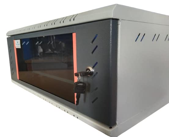 Buy Wall Mount CCTV DVR NVR Rack with Lock for CCTV Cameras 4U Online ...