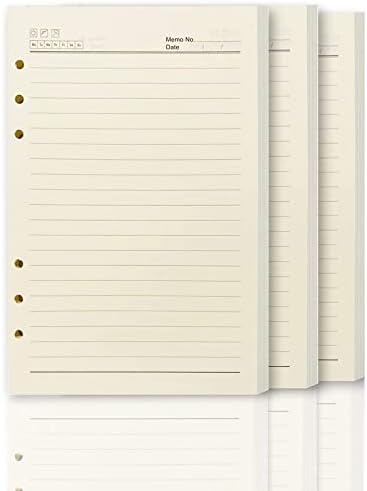 Marte Vanci A5 Diary Inserts 6-Hole Planner Refill Paper Match for ...
