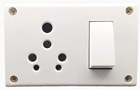 16AMP Heavy Duty Switch Socket Combined with Box | Pack of 1 ...