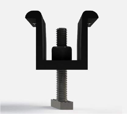 Amazon.com: UniRac 302030D SolarMount Pro Series Universal Mid Clamp ...