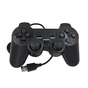 Amazon.com: Wired USB Game Controller Pad For PC Laptop Game Joystick ...