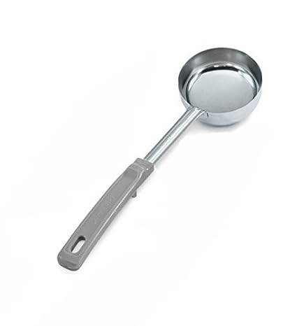 Amazon.com: Vollrath Solid S/S 4 Oz Spoodle w/ Gray Grip 'N Serv Handle ...