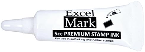 Amazon.com: ExcelMark Premium Self-Inking Stamp Refill Ink - 5cc (Black)