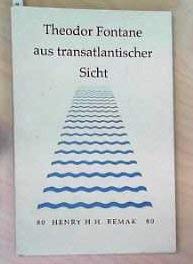 Amazon.com: Theodor Fontane aus transatlantischer Sicht: Professor Dr ...