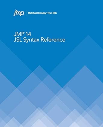 Amazon.com: JMP 14 JSL Syntax Reference: 9781635265132: Institute, SAS ...