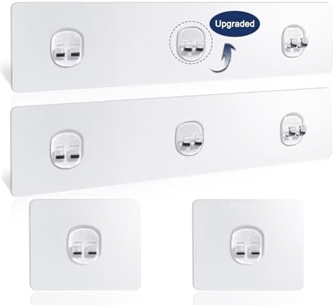 Amazon.com: Uniclife 12 Pcs Shower Caddy Adhesive Hooks,Strong Shower ...