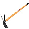 FALCON FGWH-100 Garden Hoe Two-in-One Weeder Tool Hard Soil Loosener ...