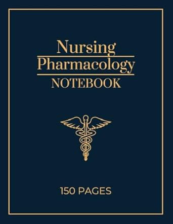 Nursing Pharmacology Notebook: Blank Medication Templates to Help ...