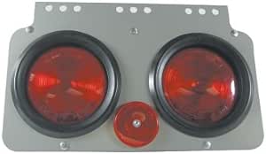Amazon.com: 2-Hole Universal Trailer Module, Complete w/Red STT Lamps