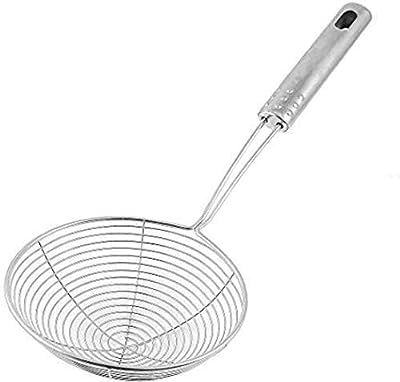 Puri Strainer Stainless Steel Deep Fry Jhara Mesh Laddle Jharni Wire ...