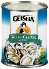 Amazon.com: Geisha Whole Oysters in Water, 8 Oz., (Pack of 6) : Grocery ...