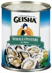 Amazon.com: Geisha Whole Oysters in Water, 8 Oz., (Pack of 6) : Grocery ...