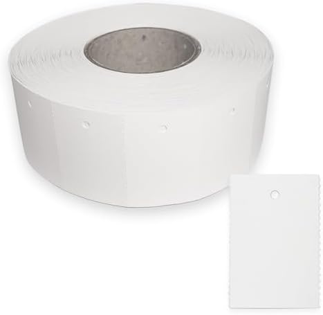 ggm 1000 Karton Etiketten 30x45mm auf Rolle, Endlosetiketten mit Loch ...