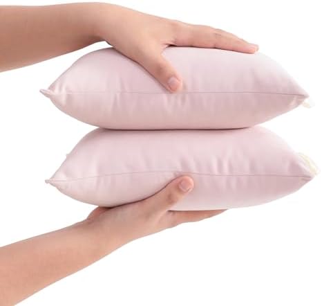 Amazon.com: 1 MIDDLE ONE 2 Pack Small Pillow, Memory Foam Mini Pillow ...