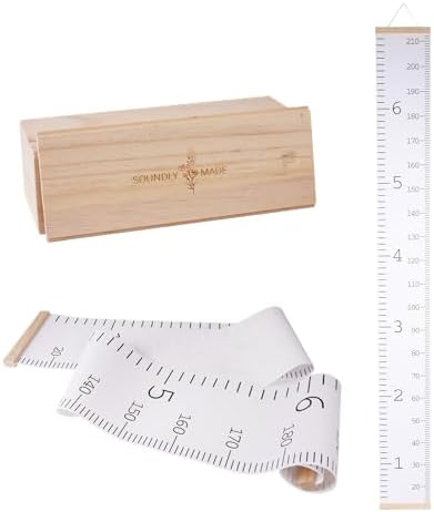 Amazon.com: Growth Chart for Wall | Growth Chart for Kids w/Wooden Box ...