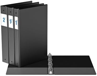 Legal Round Ring Binder,Four 2 Rings : Amazon.ca: Office Products