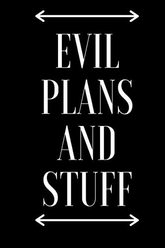 Evil Plans And Stuff: Funny Office Notebook / Journal: Women، Men ...