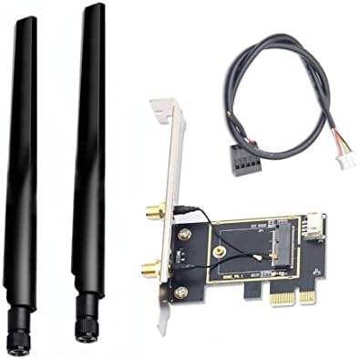 Amazon.com: Pasuihcay PCIE WiFi Card Adapter Wireless Network Card M2 ...