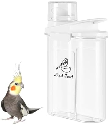 Amazon.com: Brabtod Airtight Bird Seed Storage Container-Bird Food ...