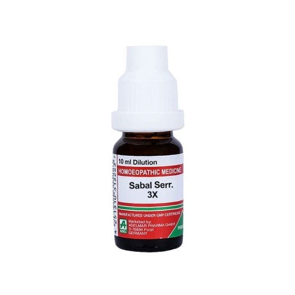 Buy SABAL SERRULATA 3X 10 ML ADEL Online at Low Prices in India - Amazon.in