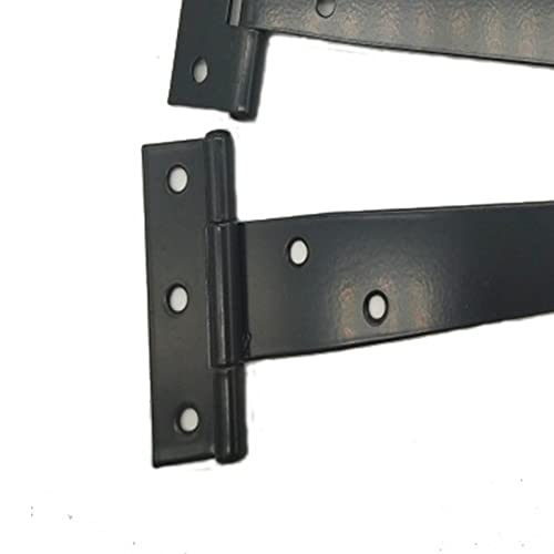 6 Pcs 7.9in T Strap Hinges, Heavy Duty Shed Door Hinges Gate Hinges ...