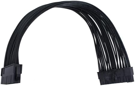 Amazon.com: Maxmoral 32CM/12Inch 24 Pin Motherboard Power Sleeve Cable ...