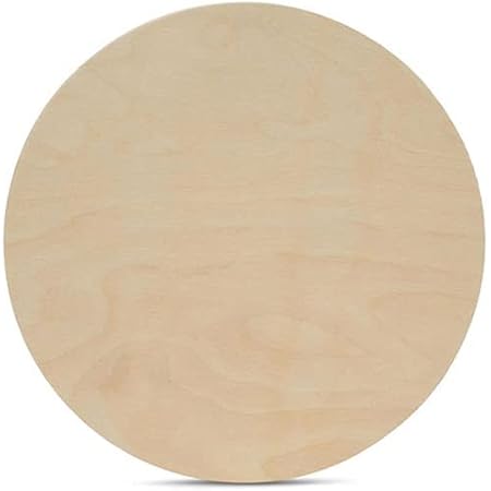 Amazon.com: Wood Circle Disc 5 inch Diameter, 1/2 inch Thick, Birch ...