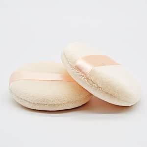 Loose Powder Puff 5 Pieces Round Soft Sponge Face Makeup Compact Body ...