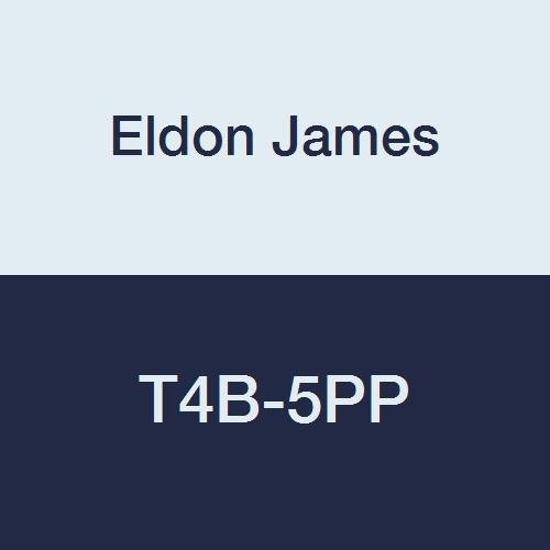 Eldon James T4B-5PP Polypropylene British Threaded Tee, 1/4-19 BSP to 5 ...