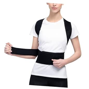 Amazon.com: COLLBATH Djustable Posture Hunchback Belt for Women Men ...