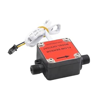 Quick Connect Water Flow Sensor 1pcs Plastic Gear Flowmeter Control ...