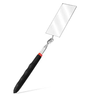 Telescoping Inspection Mirror Rectangle Telescopic Mechanic Mirror ...