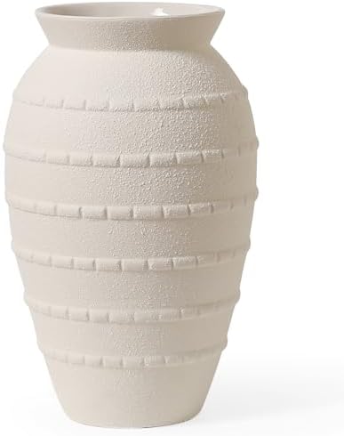 Amazon.com: Kokrose Rustic Ceramic Table Vase, Terracotta Clay Tall ...