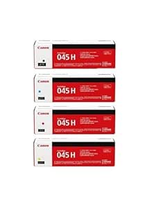 Canon 045H Toner Cartridge High Yield Kit B for MF630 Series & LBP612Cdw Printers, Yields 2200 ...