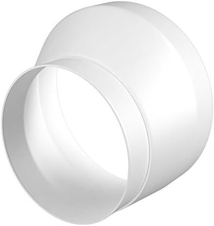 Offset Ducting Pipe Reducer 125mm / 100mm Tubing Transformer : Amazon ...