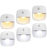 AMIR Upgraded 3.15” Motion Sensor Light Indoor, Cordless Battery ...