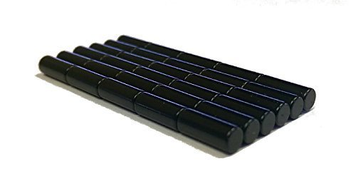Amazon.com: Black Metal Cylinder Magnets,Colored Small Pawn Magnets ...