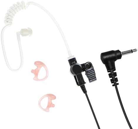 Amazon.com: 3.5mm Listen Only Earpiece with Acoustic Tube and Earmolds ...